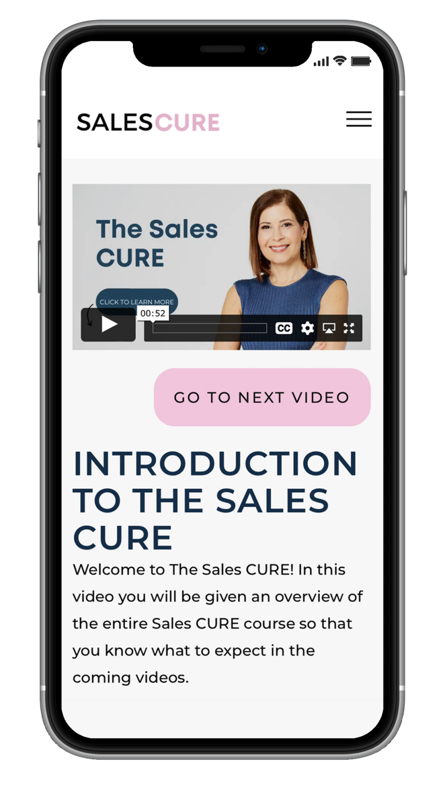 Sales CURE – learn to sell with a proven method
